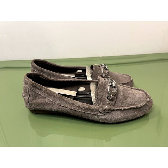 Coach | Shoes | Coach Fortunata Suede Leather Loafers Flats Driver ...